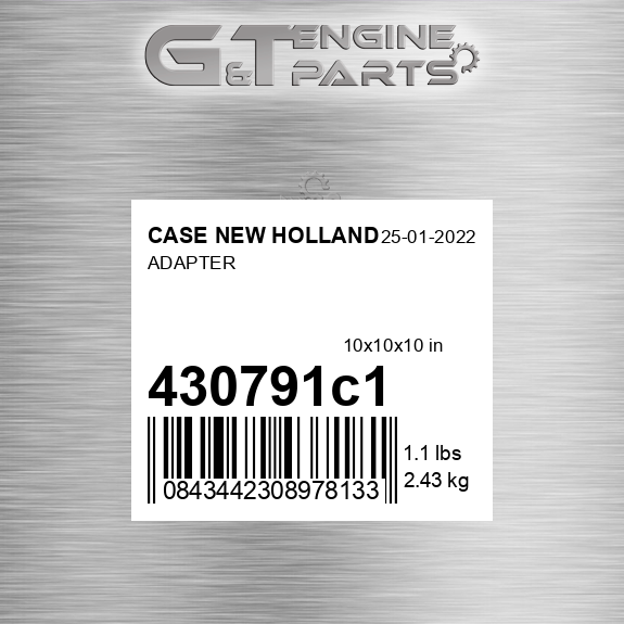 430791C1 ADAPTER fits CASE NEW HOLLAND (New OEM) - Walmart.com