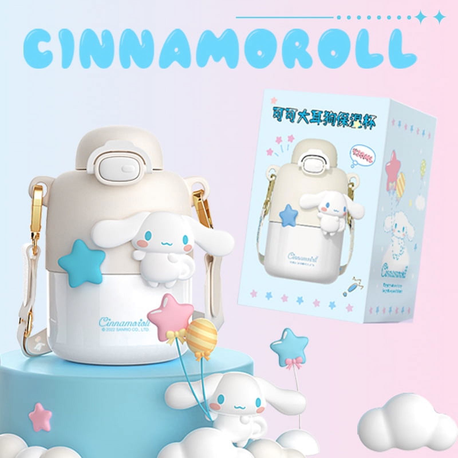 430ML Kawaii Sanrio Cinnamoroll My Melody Kuromi Thermos Cup 316 Stainless Steel Children's ...