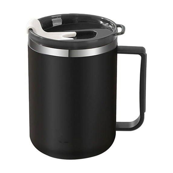 430ML Stainless Steel Double Wall Insulated Leak-Proof Coffee Tea Cup ...