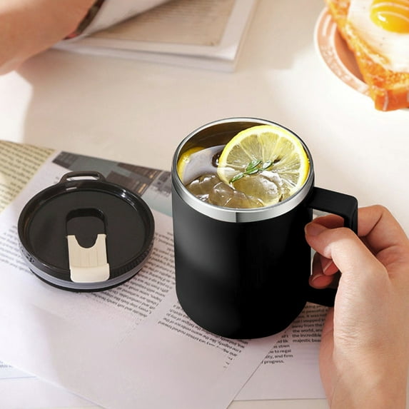 430ml Stainless Steel Tumbler with Lid Double Wall Vacuum Insulated ...