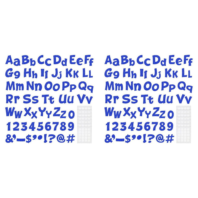 432 Pcs Glitter Bulletin Board Letters for Classroom Numbers Alphabet ...