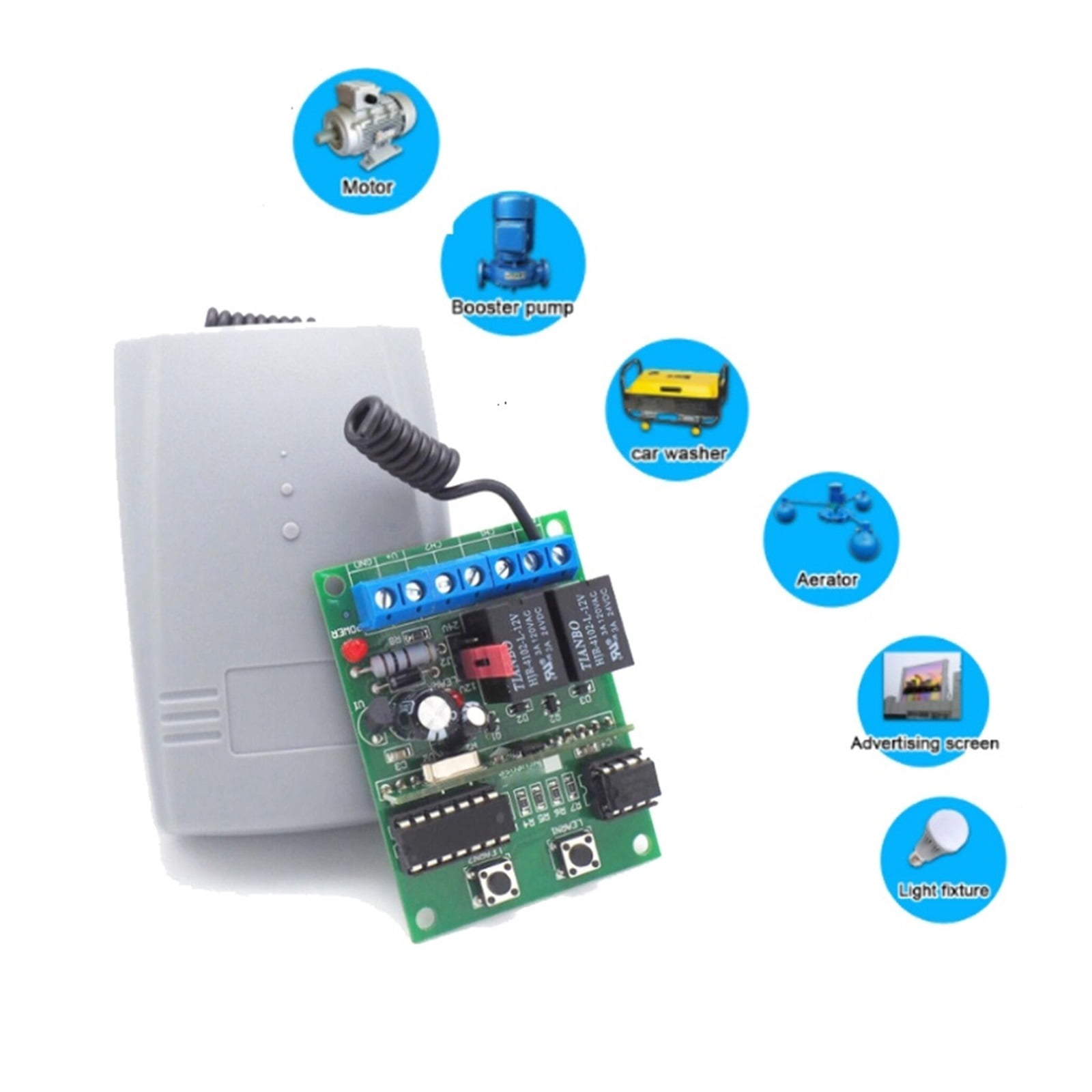 433.92MHZ Wireless Keypad And Receiver Used For Automatic Door/ Garage ...