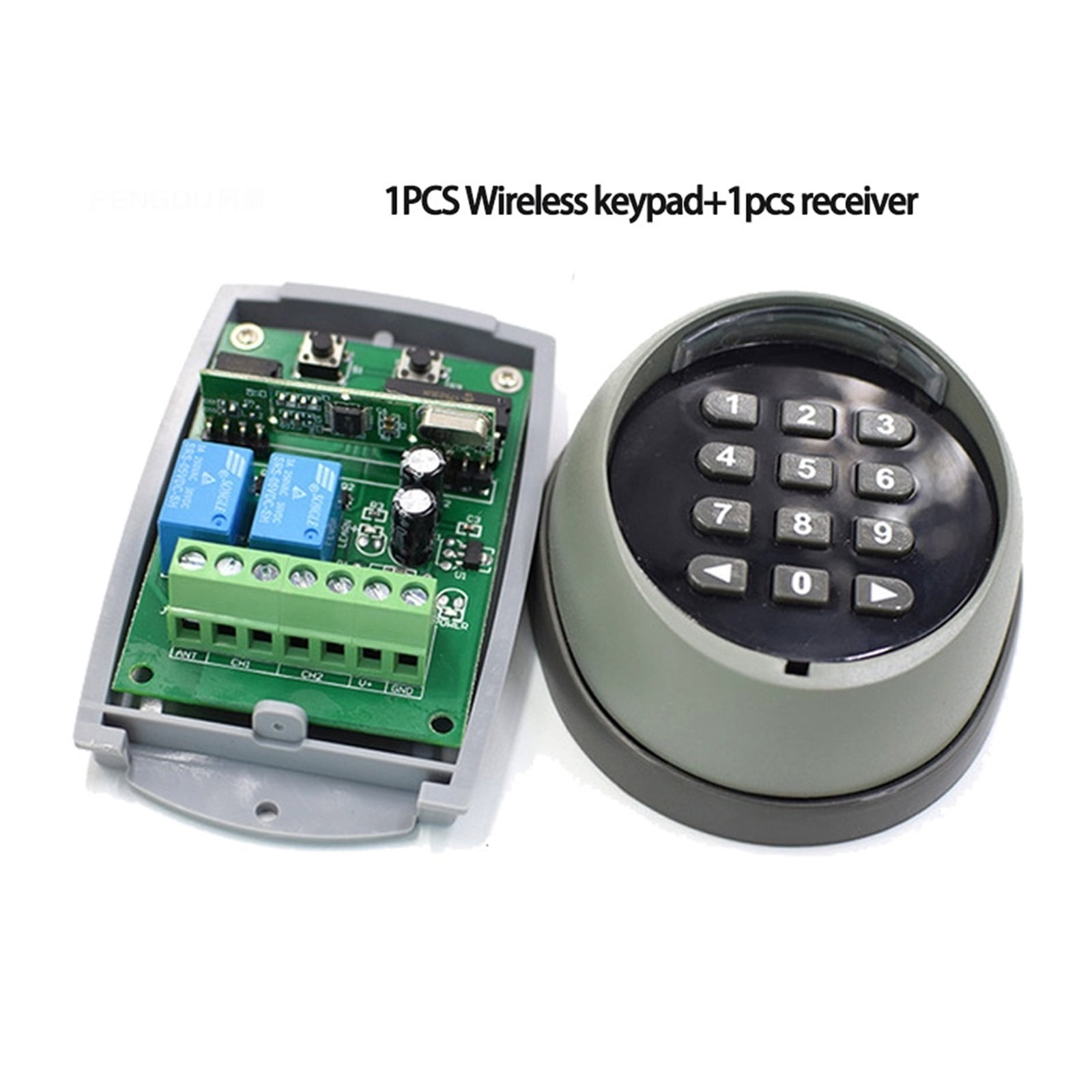 433.92MHZ Wireless Keypad And Receiver Used For Automatic Door/ Garage/swing/sliding Gate Opener ...