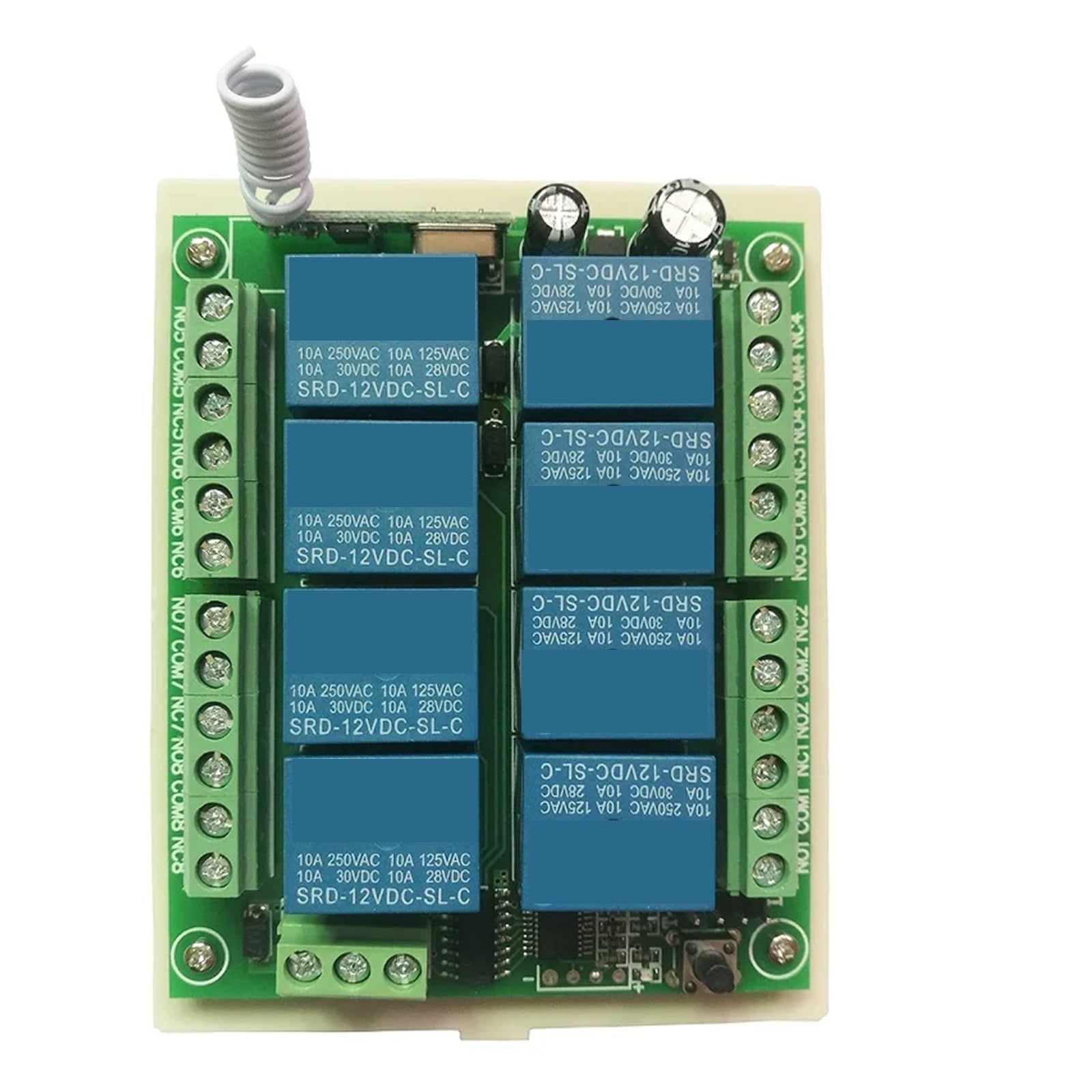 433 DC12/24 8CH Wireless Remote Control Switch Remote Control System Receiver Industrial ...