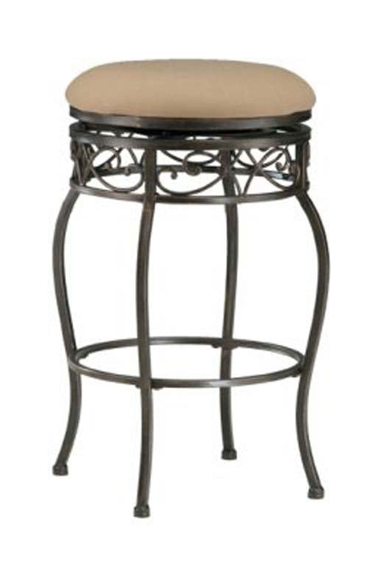 4336-827 Lincoln Backless Swivel Counter Stool - KD - Walmart.com