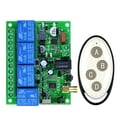 433MHz DC12-36V 4 Channels Lighting Electric Garage Door Control ...