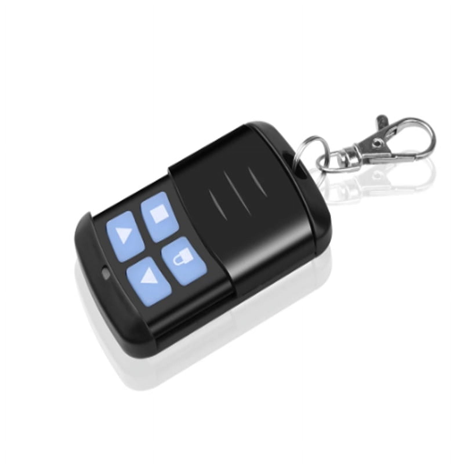 433MHz Wireless Remote Control 4 Channel Automatic Cloning Electric Gate Garage Door Transmitter ...