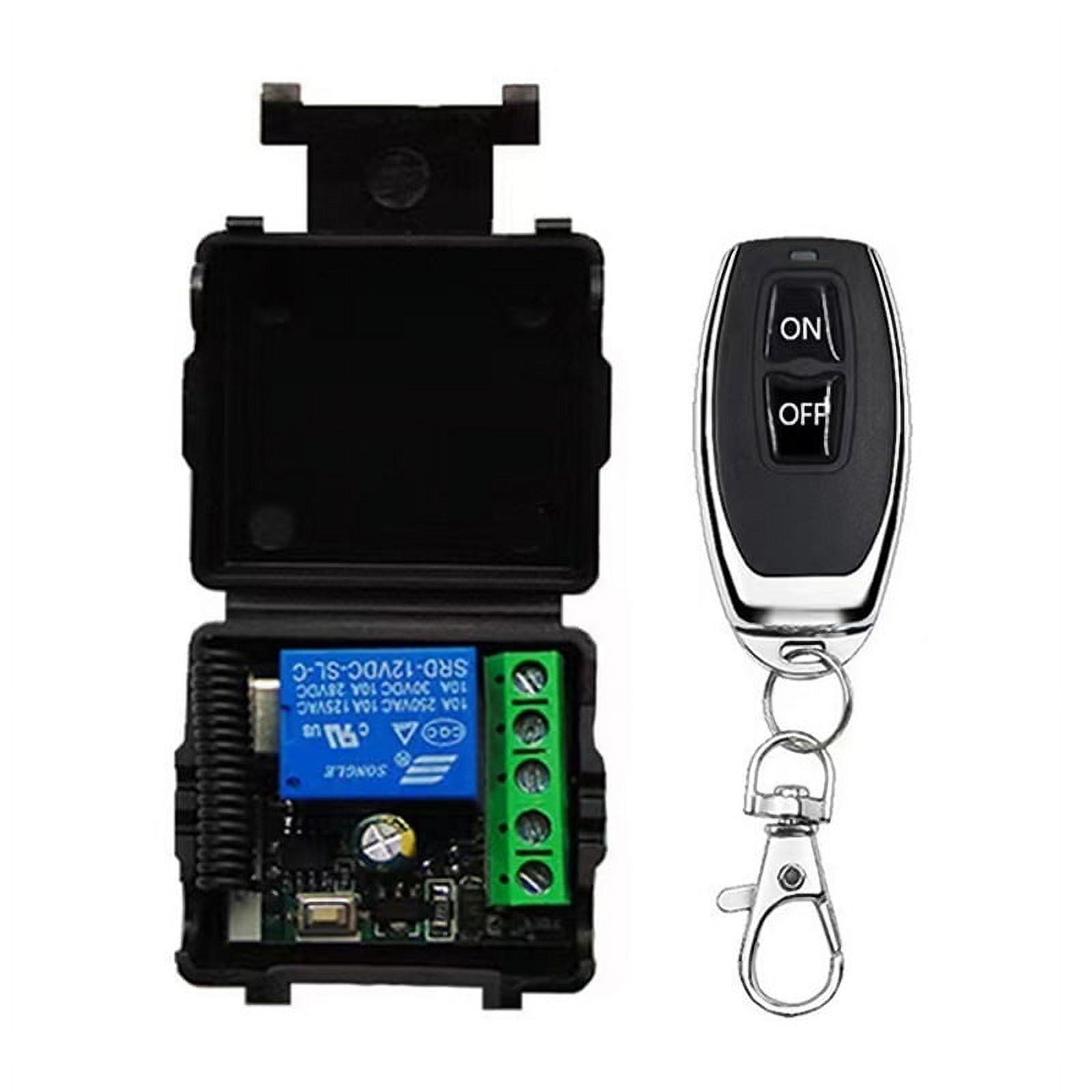 433MHz Wireless Remote Control Switch Relay 12V Remote Control Switch ...