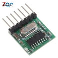 433MHz Wireless Wide Voltage Coding Transmitter Decoding Receiver 4 Channel Output Module for ...