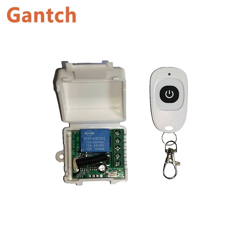 433Mhz Universal Wireless Remote Control Switch DC 12V 1CH Relay ...