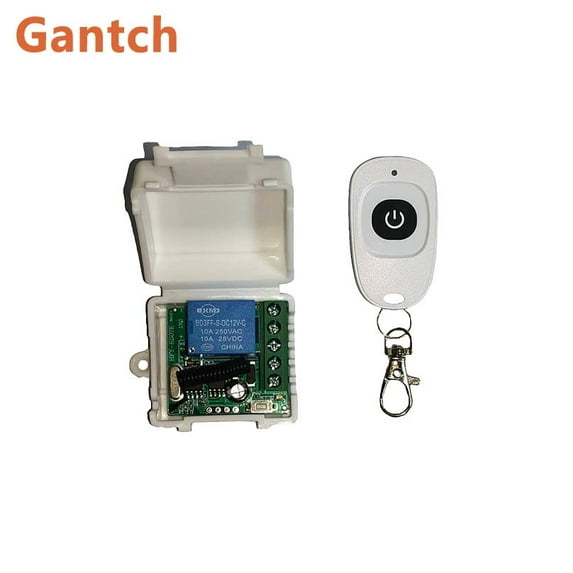 433Mhz Universal Wireless Remote Control Switch DC 12V 1CH Relay ...