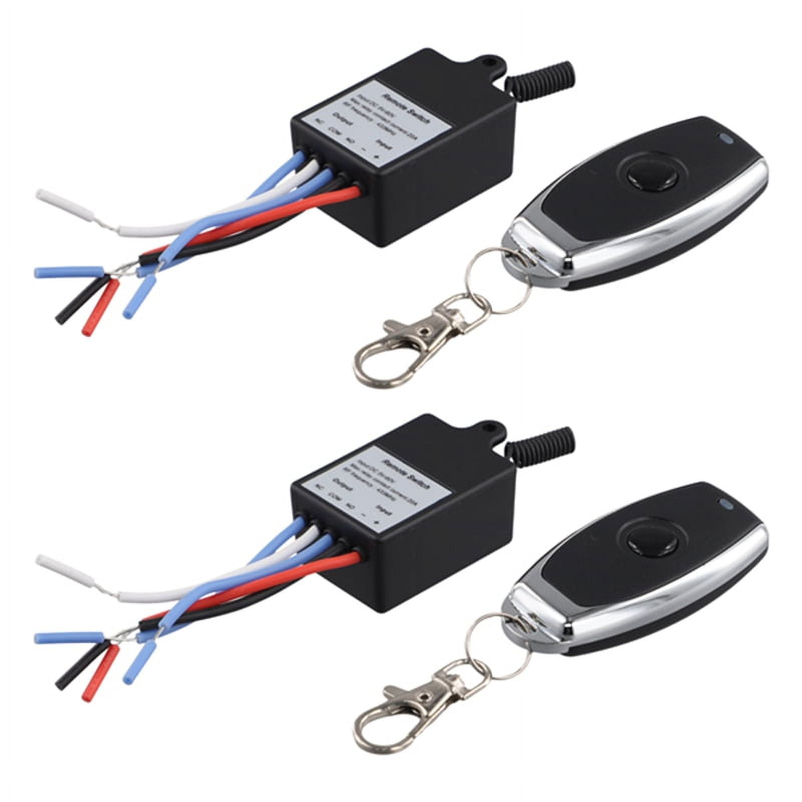 433Mhz Universal Wireless Remote Control Switch DC 12V 24V 1CH Relay ...