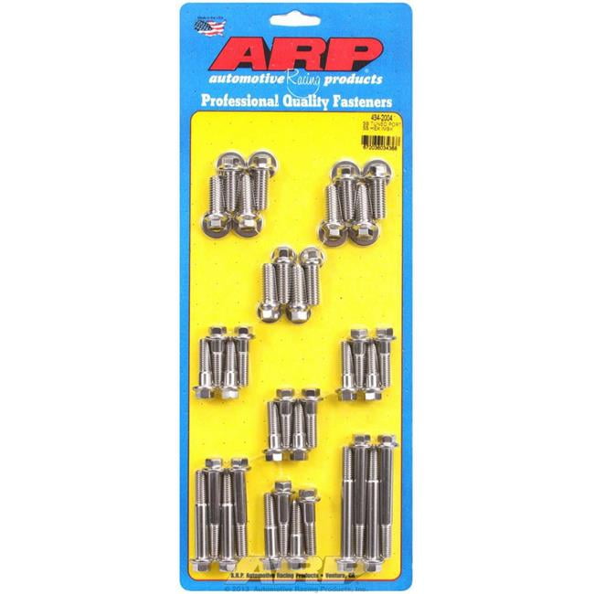 434-2004 6-Point Stainless Steel Intake Bolt Kit for Small Block Chevy ...