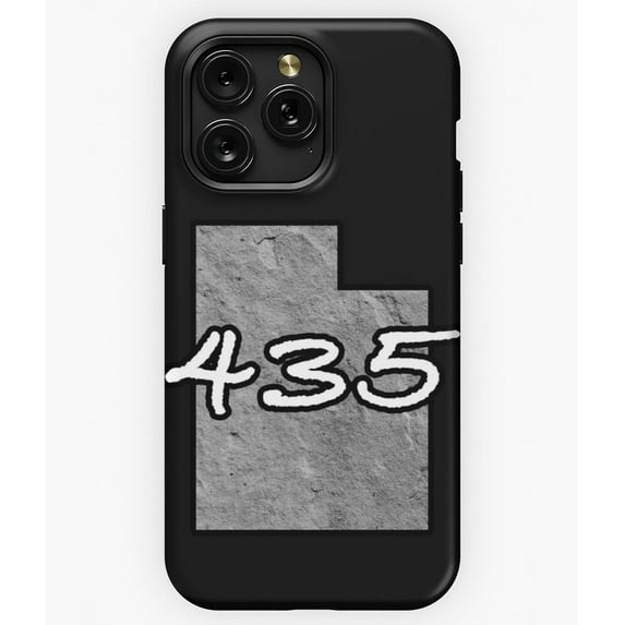 435 Utah Funny Area Code Gift G8315 Phone Case for iPhone17 16 15 14 13 ...