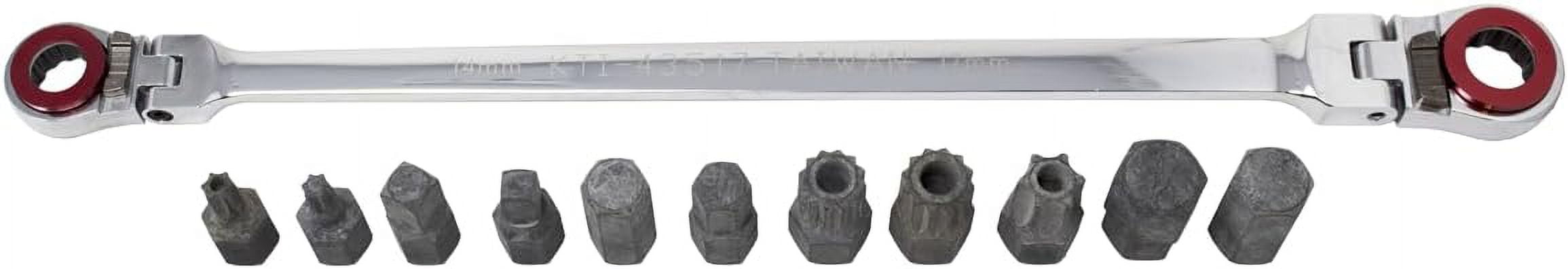 43501 X-Long Double Box Reversible Ratchet Wrench Set, Magnetic, Stop ...