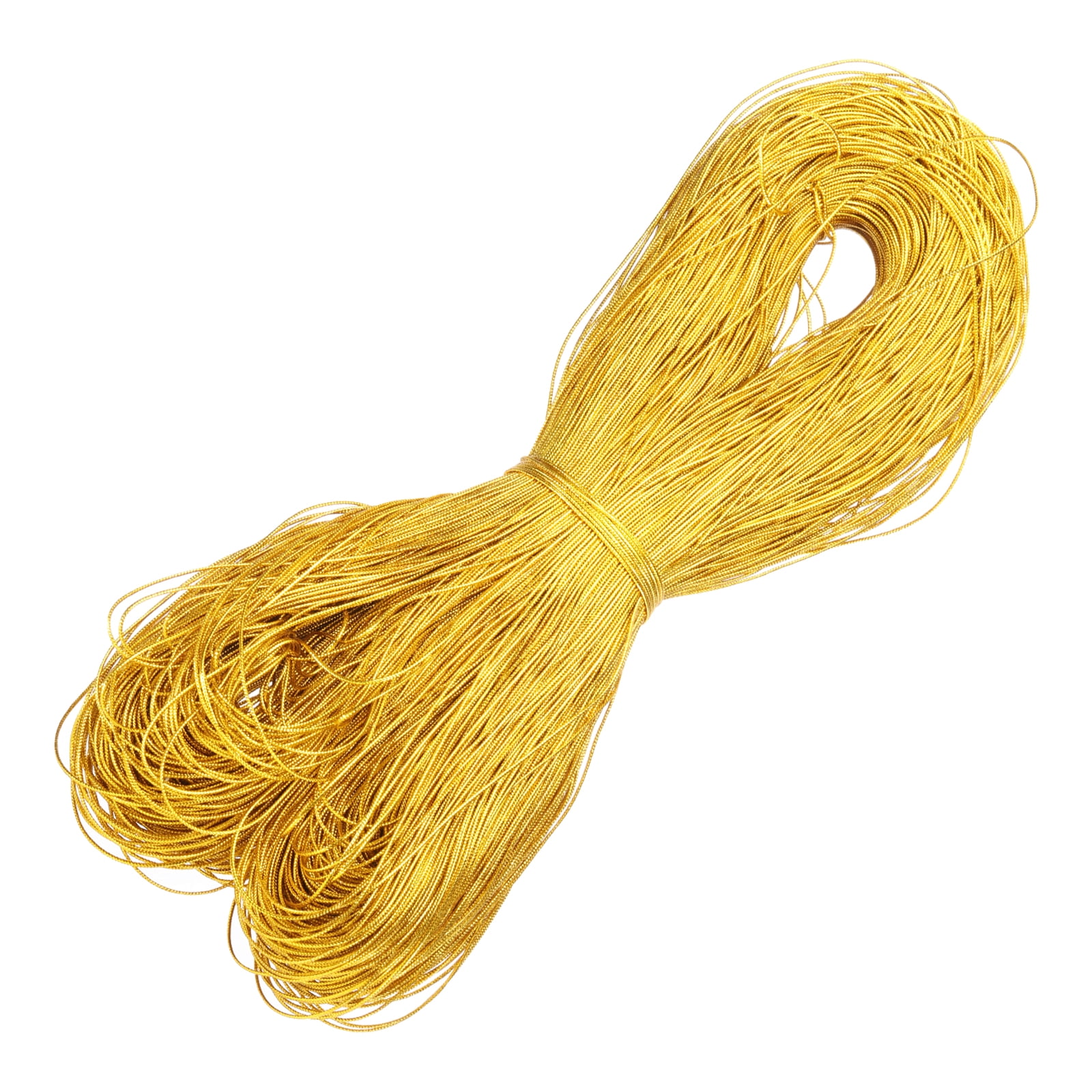 437 Yard Metallic Cord,1mm(0.04inch) Gold Ornaments Strings - Walmart ...