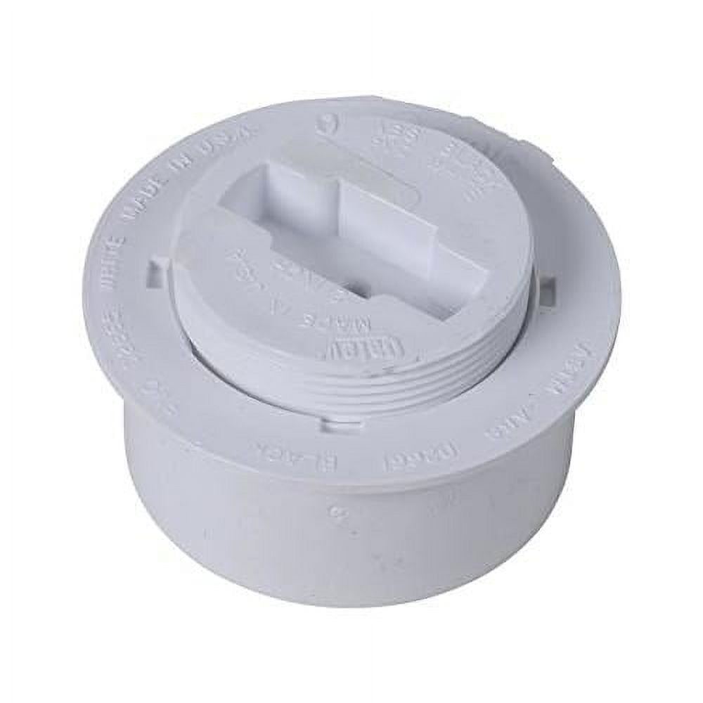 43731 Snap-In White PVC Cleanout Assembly, 3-Inch - Walmart.com