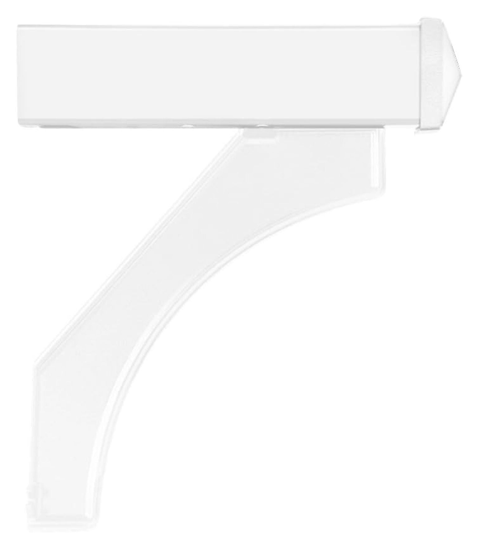4377WHT Arm Kit Replacement for Deluxe Post for 1 Roadside Mailbox ...