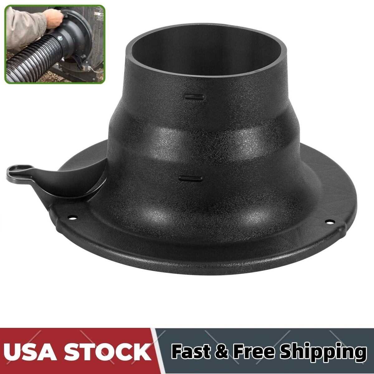43791 Hose Adapter for Agri-Fab Lawn vacuums Part Leaf Vacuum Hose ...