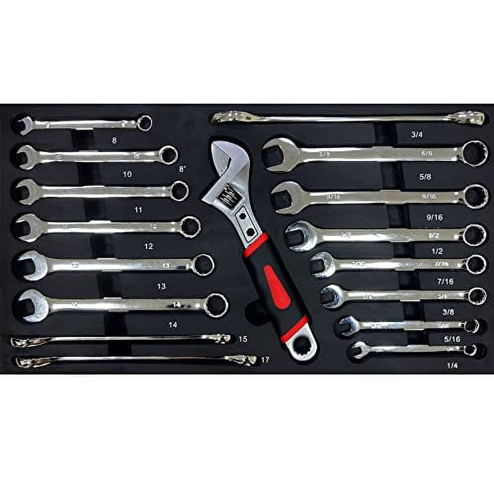 439 Piece Mechanics Tool Set, 3 Drawer Heavy Duty Metal Box with ...