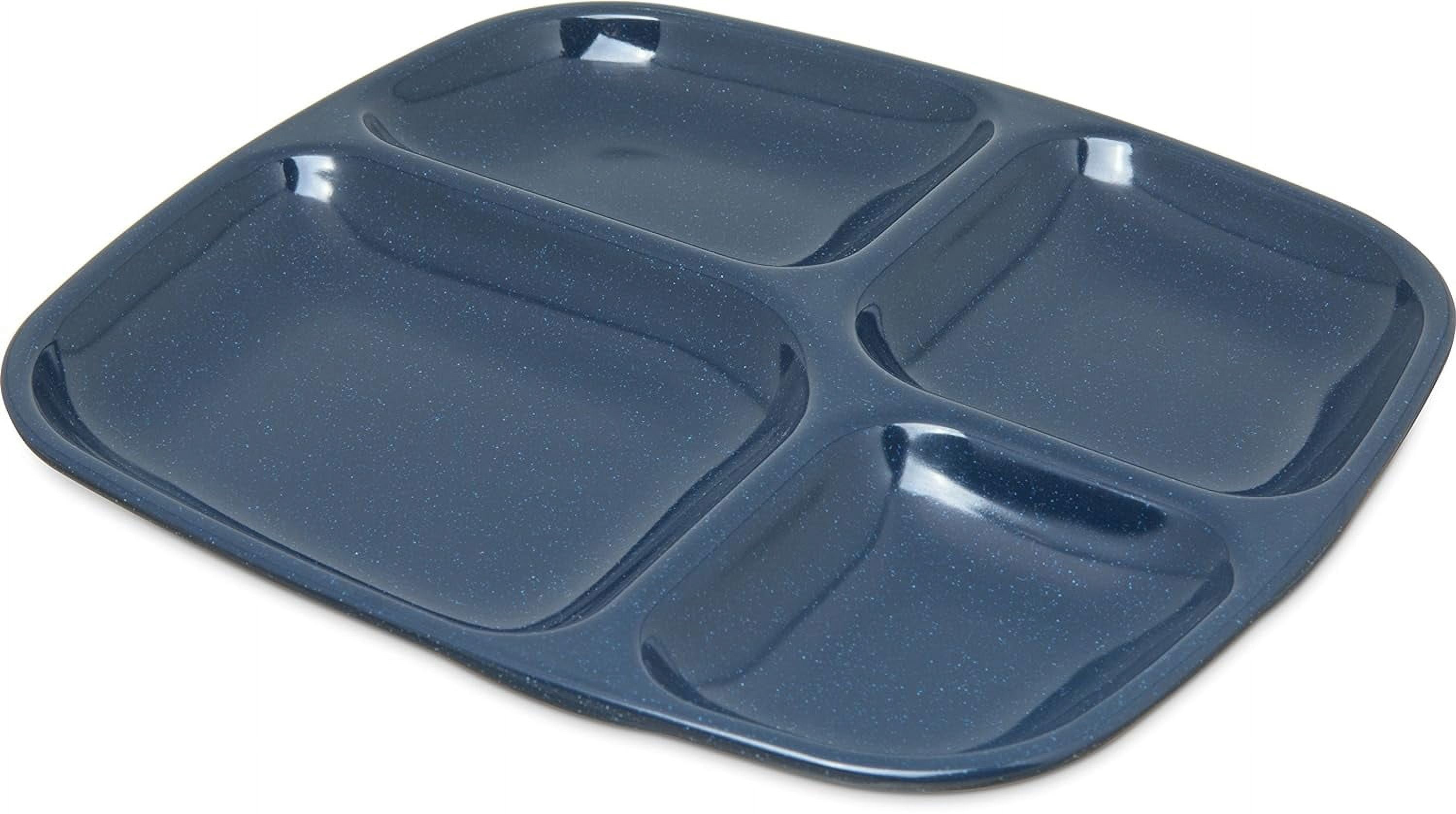 4398635 4-Compartment Cafeteria / Fast Food Tray, 10.5" X 9.5", Café ...