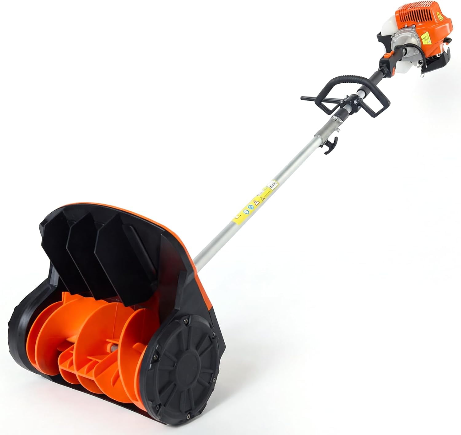 43CC 2-Stroke Gas Powered Snow Shovel Snow Thrower, 2.0 HP Cordless ...