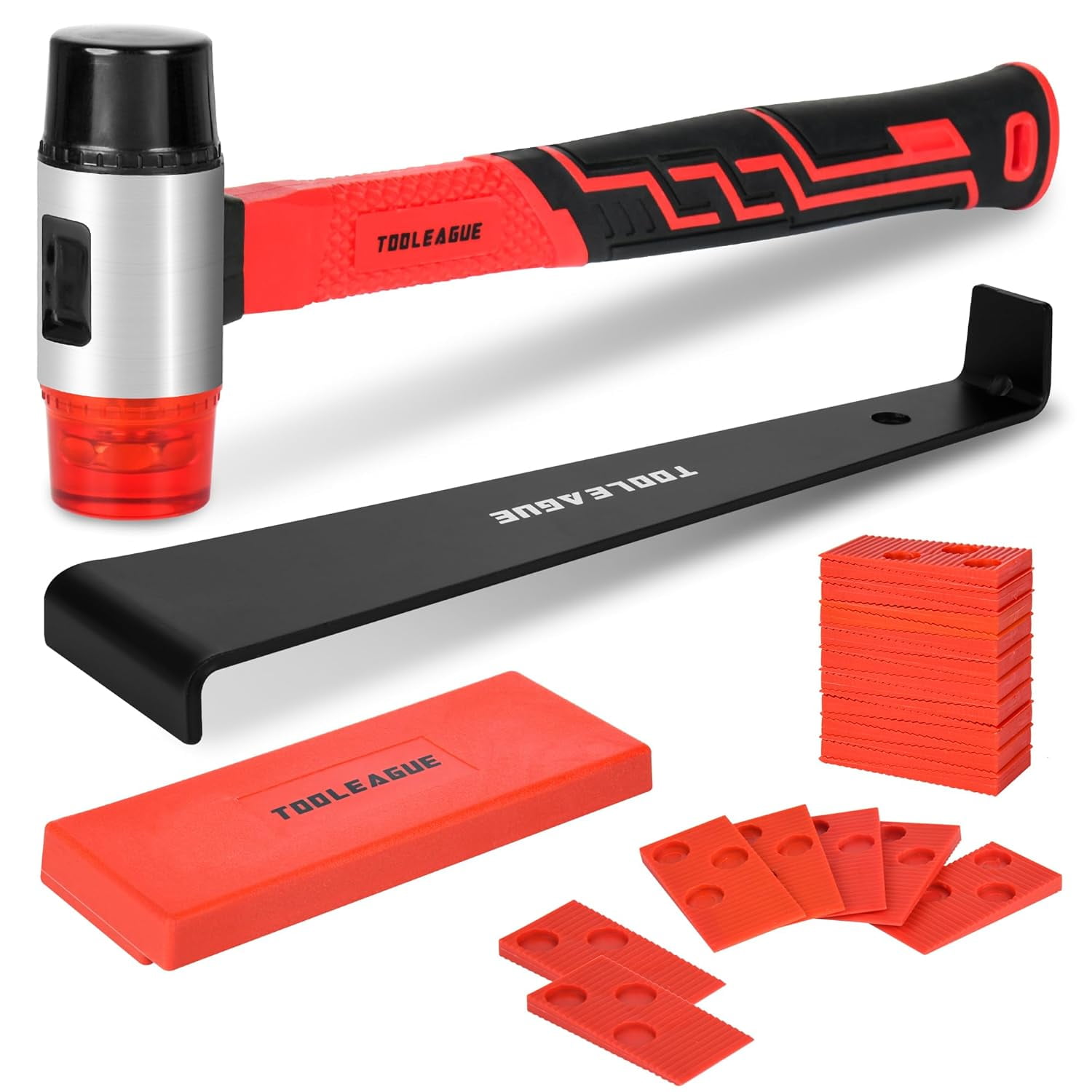 43Pcs Laminate Wood Flooring Installation Kit with 10-3/4 inch Double ...