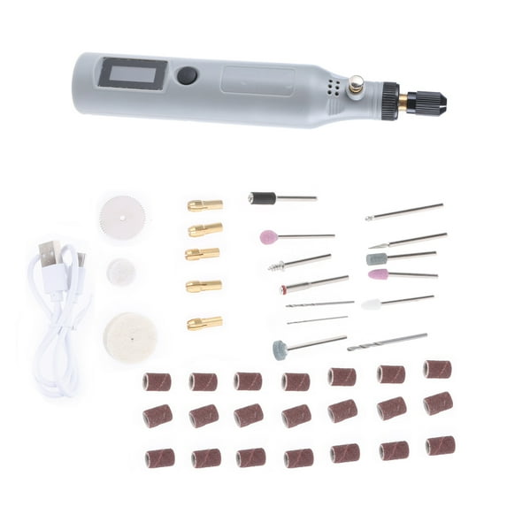 43Piece Handheld Digital Engraver Rotary Toolkit Electric Grinding ...