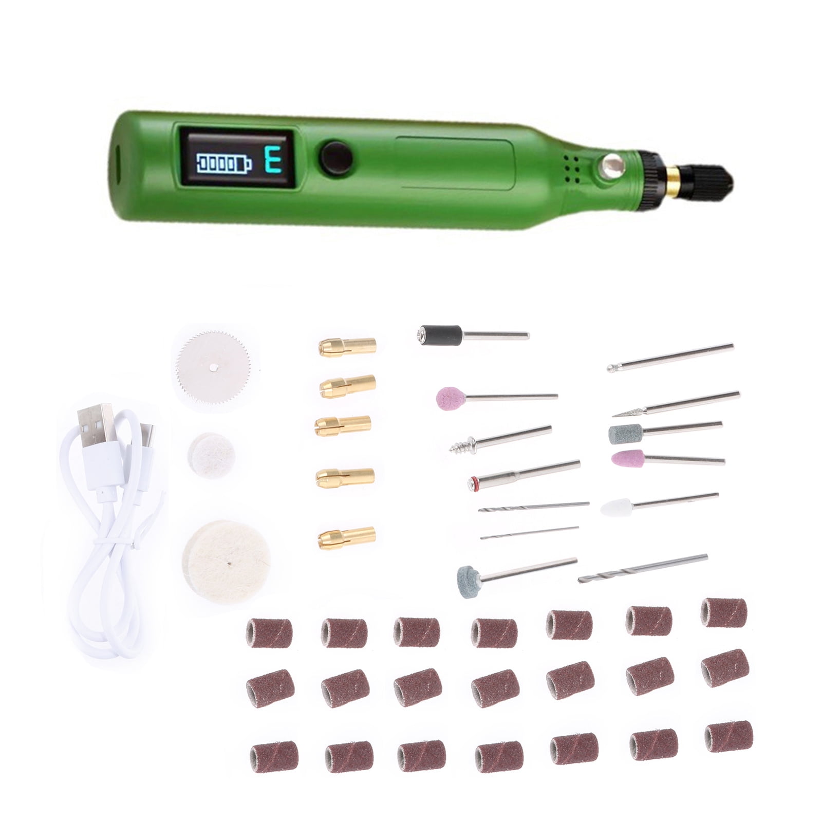 43Piece Handheld Digital Engraver Rotary Toolkit Electric Grinding ...
