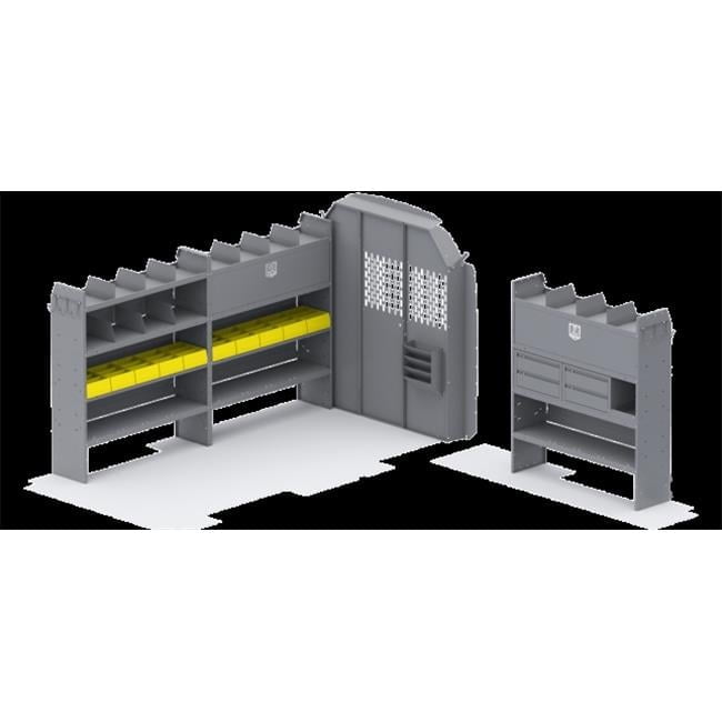 43TLM Security Van Steel Shelving for Transit Mid Roof 148 in ...