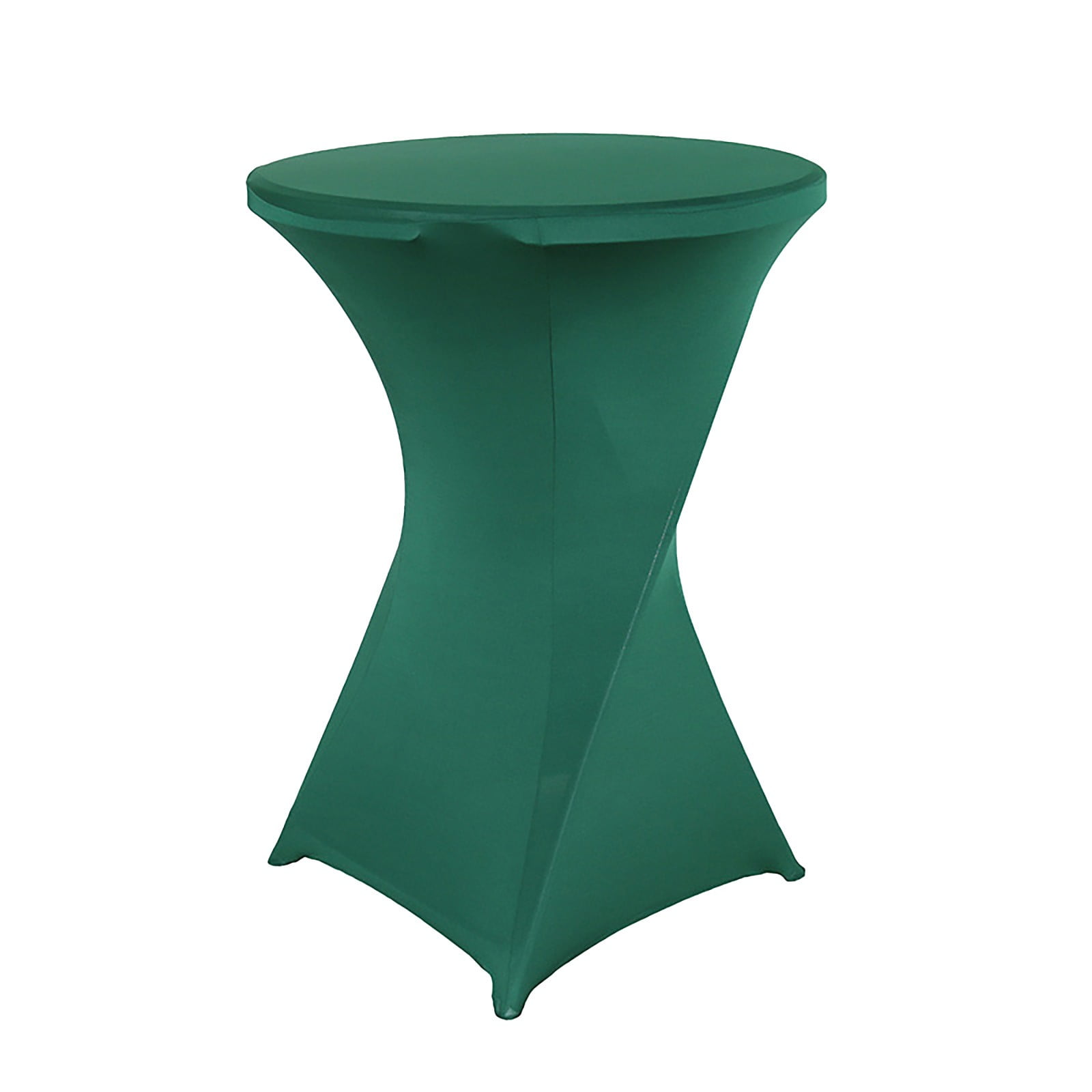 43X24 Inch Spandex Round Tablecloth, Stretch Fitted Cocktail Table ...