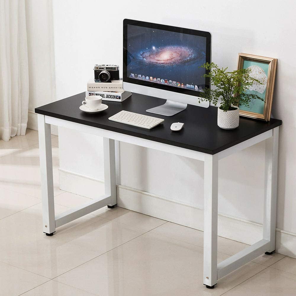 43in Computer Desk, Modern Study Writing Table Laptop Table PC Table ...
