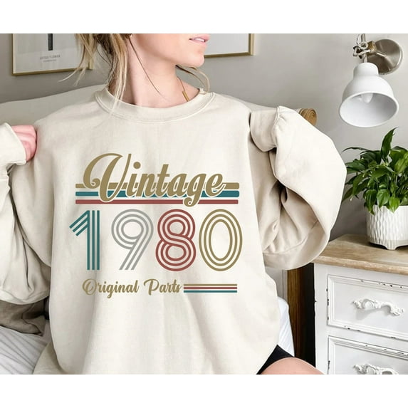 43rd Birthday Shirt, 1980 Shirt, 43rd Birthday Gift For Women, 43rd ...