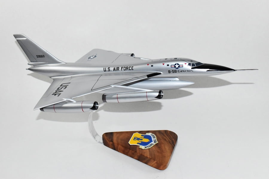 43rd Bombardment Wing B-58 Hustler Model, Convair, Strategic Bomber, 1/ ...