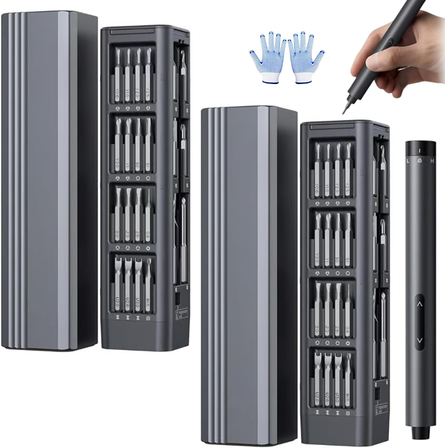 44 in 1 Precision Screwdriver Set with Case, 2026 New Max 3.7v Mini ...