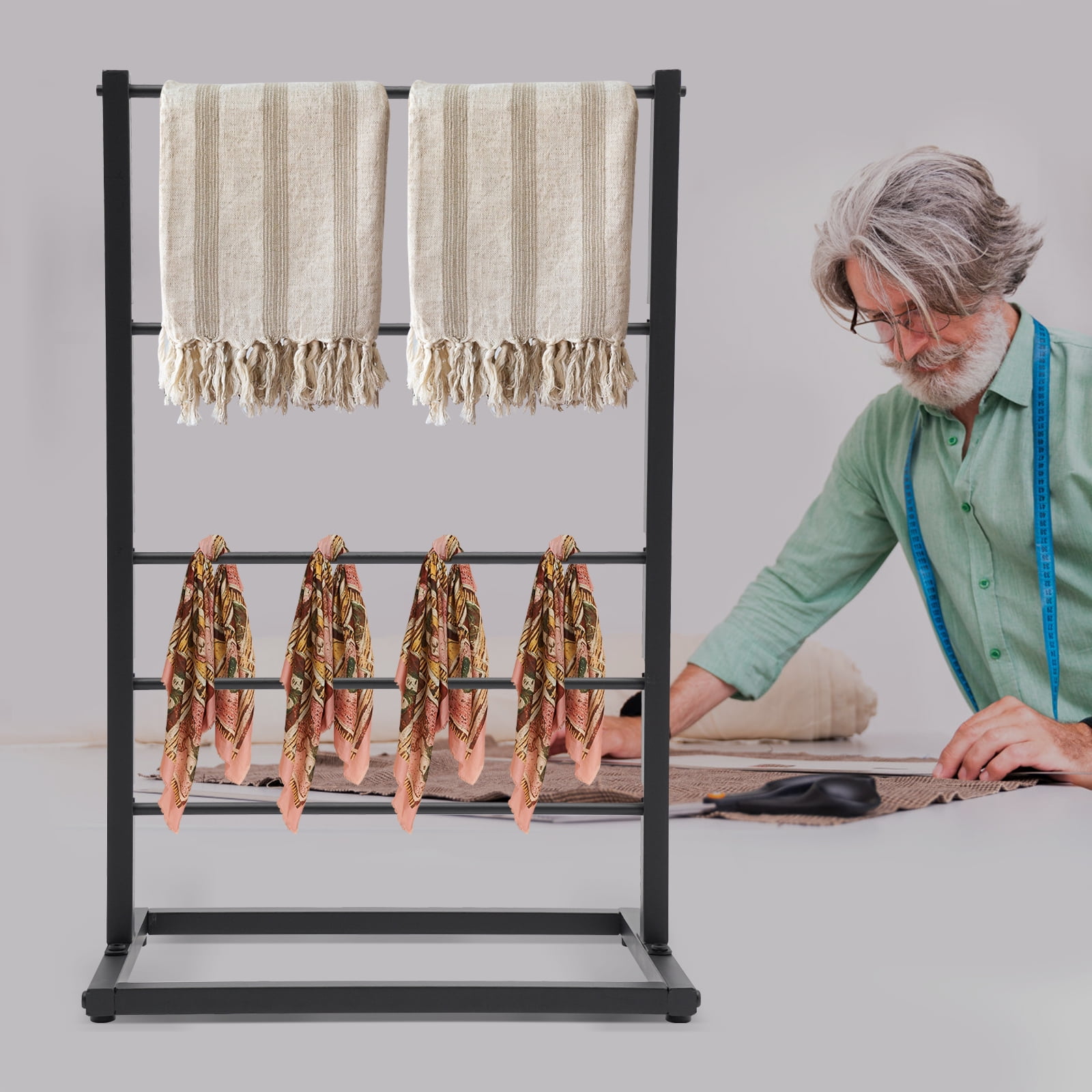 44*30*70cm 5-Tier Freestanding Multifunctional Rack Iron Organizer ...