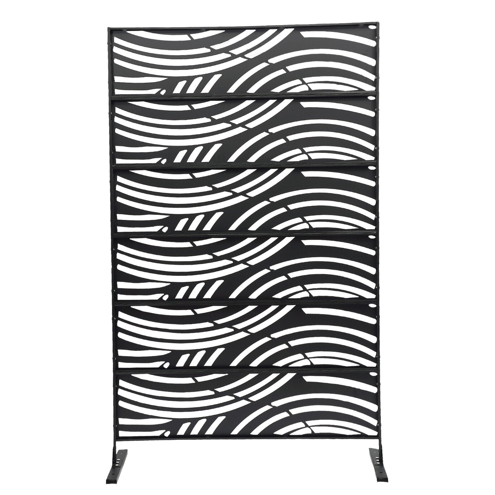 44.49*19.68*71.26in Metal Panel Decorative Screen Outdoor Metal Privacy ...