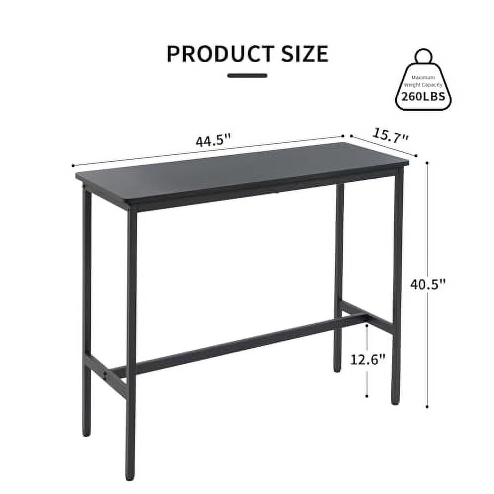 44.5" Sofa Table, Bar Height Pub Table, Narrow Entryway Table, Narrow ...