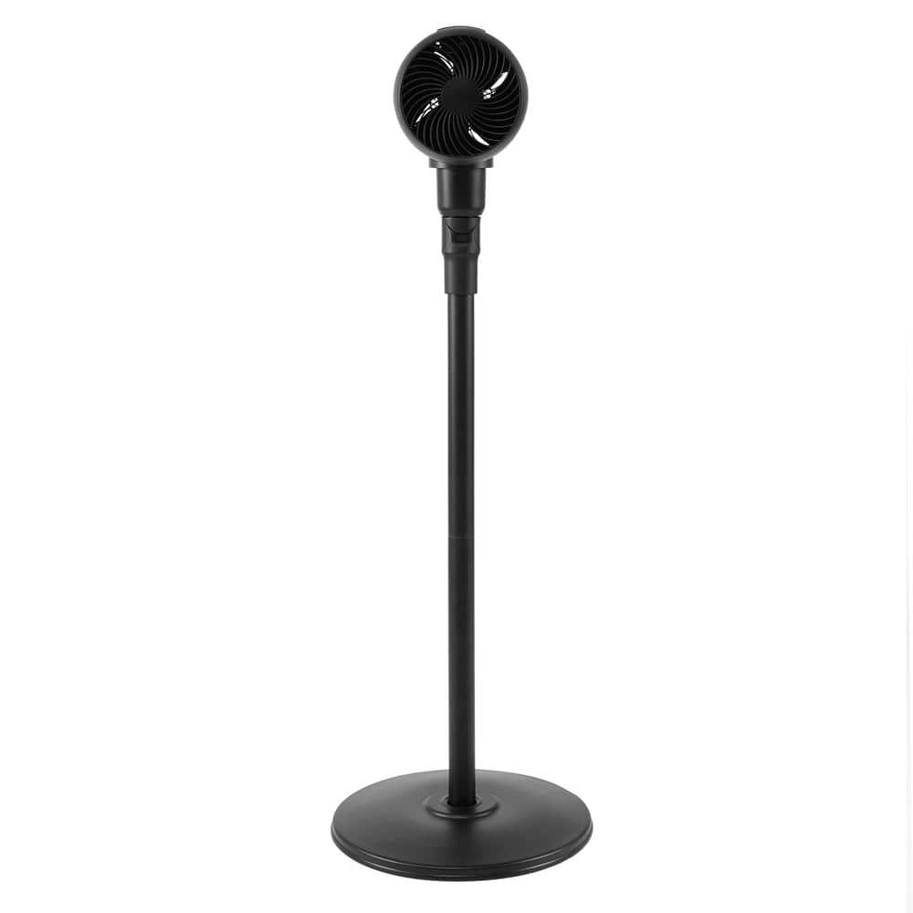44 .5 in. Black Oscillating Metal Drum Jet Fan, Indoor and Outdoor ...