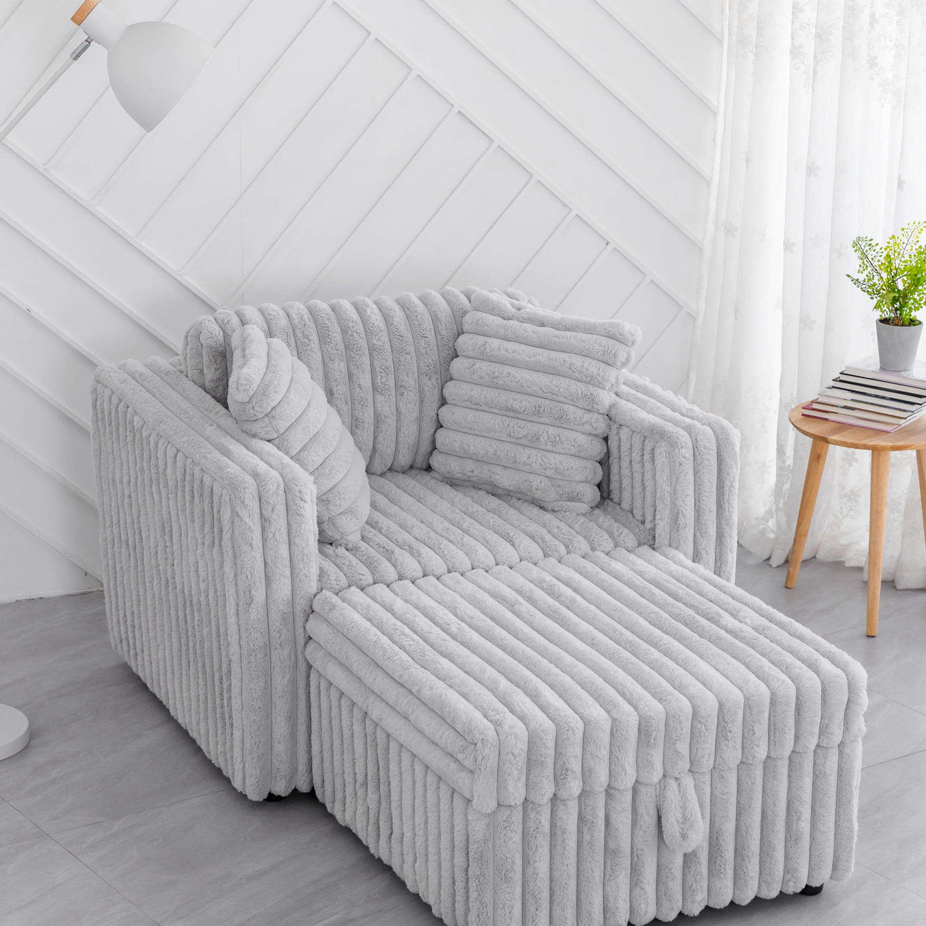 44.9" Soft Modular Sofa with Polyurethane Foam Filler - Extreme Comfort ...