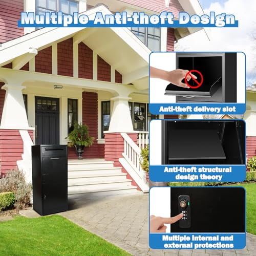 44.9Inch Express Package Delivery Box for Outside, Ultra Large Parcel ...