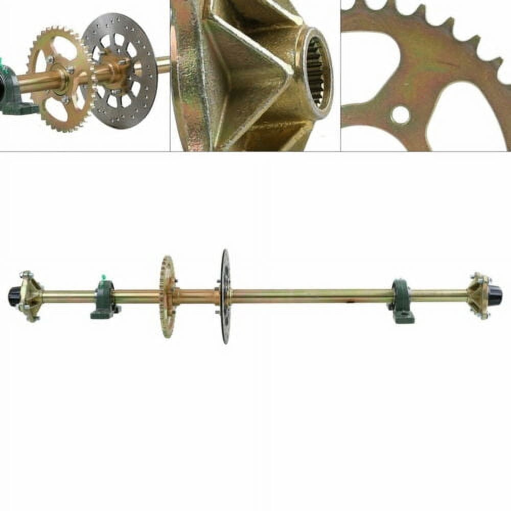 44" ATV Go Kart Rear Live Axle Kit Complete For Golf Cart ATV Buggy ...