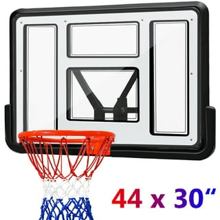 110*75 Wall Mounted Basketball Hoop, Backboard Hoops and Goal Rim Combo ...