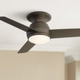 Casa Vieja 44" Marbella Breeze Flush Mount Ceiling Fan with Dimmable ...