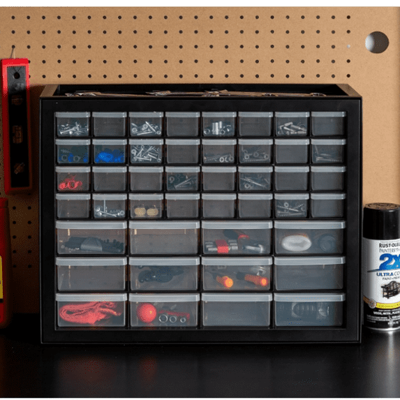 44-Drawer, Electronics Hardware Nuts and Bolts Plastic Storage Drawers ...