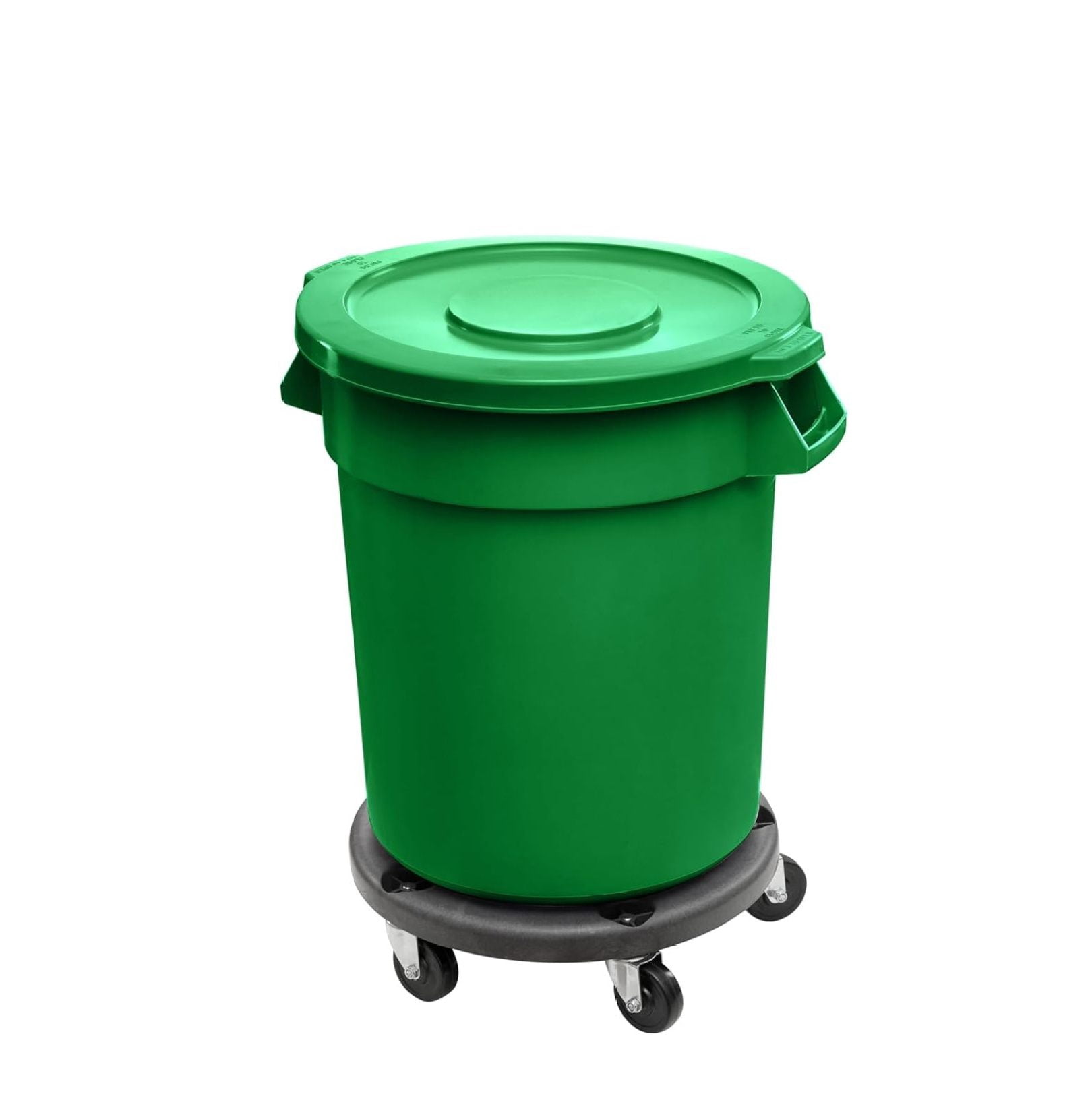 44 Gallon Feed and Seed Storage Container with Lid and Dolly, Heavy ...