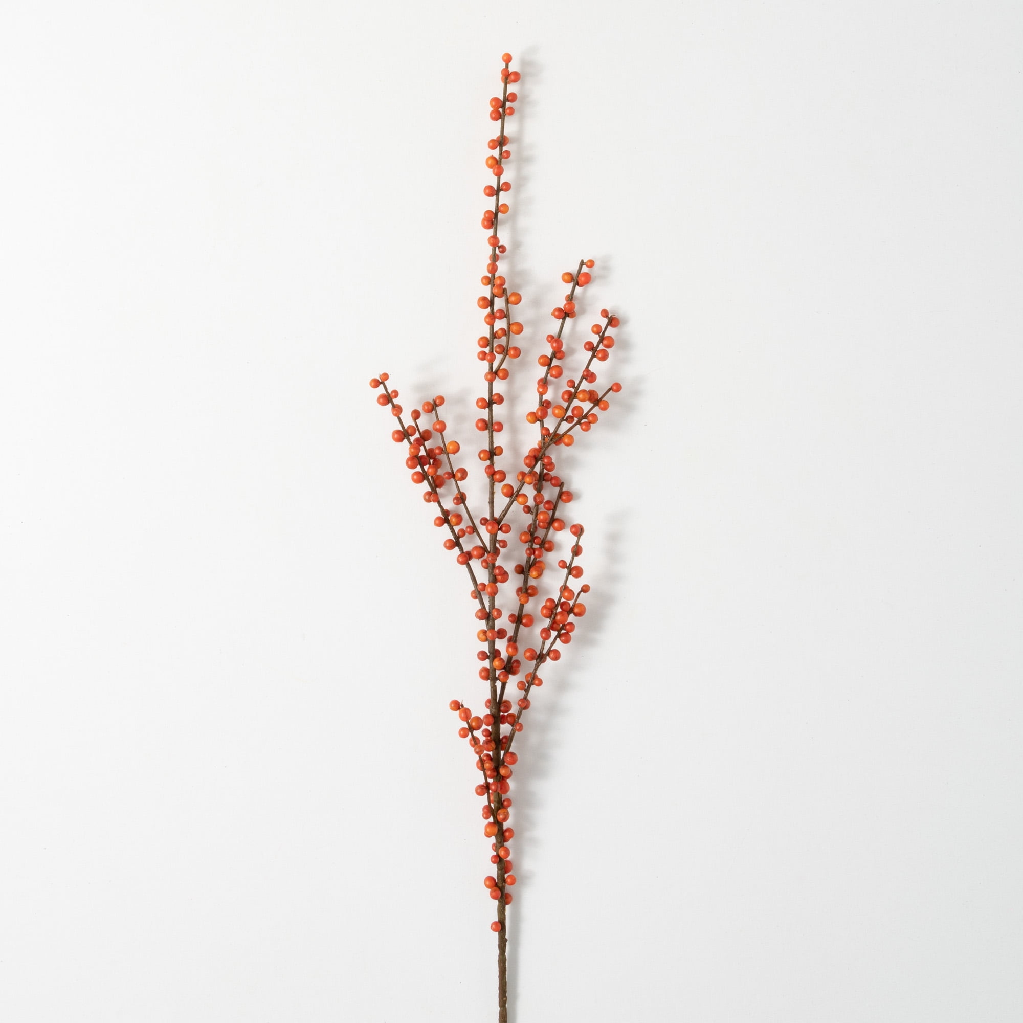 44"H Sullivans Fall Orange Ilex Berry Spray, Orange - Walmart.com