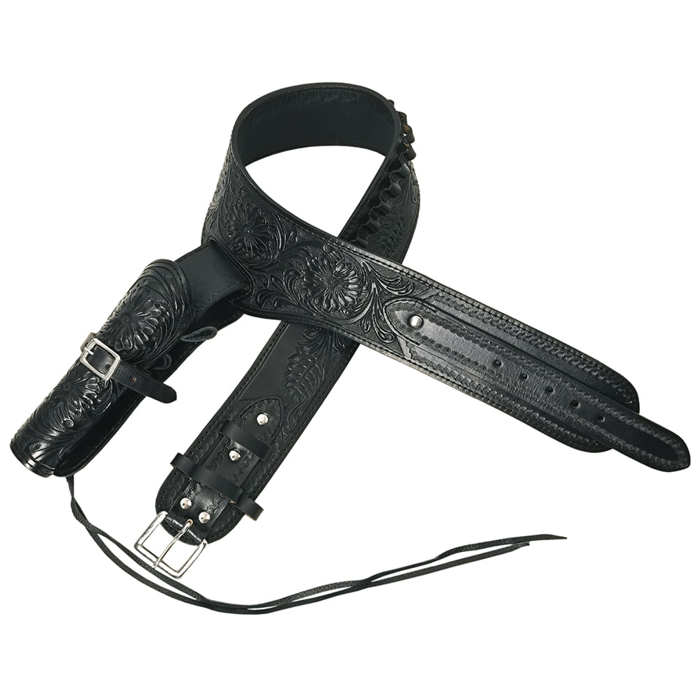 44 In Hilason Western Right Hand Gun Holster Rig 44/45 Cal Leather ...