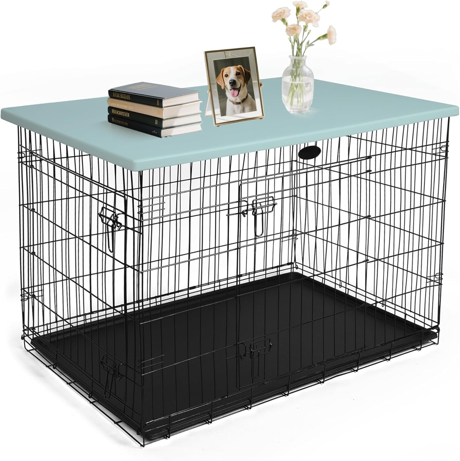 44 Inch Dog Crate Topper Countertop for 42 Inch Dog Cage, Dog Crate ...