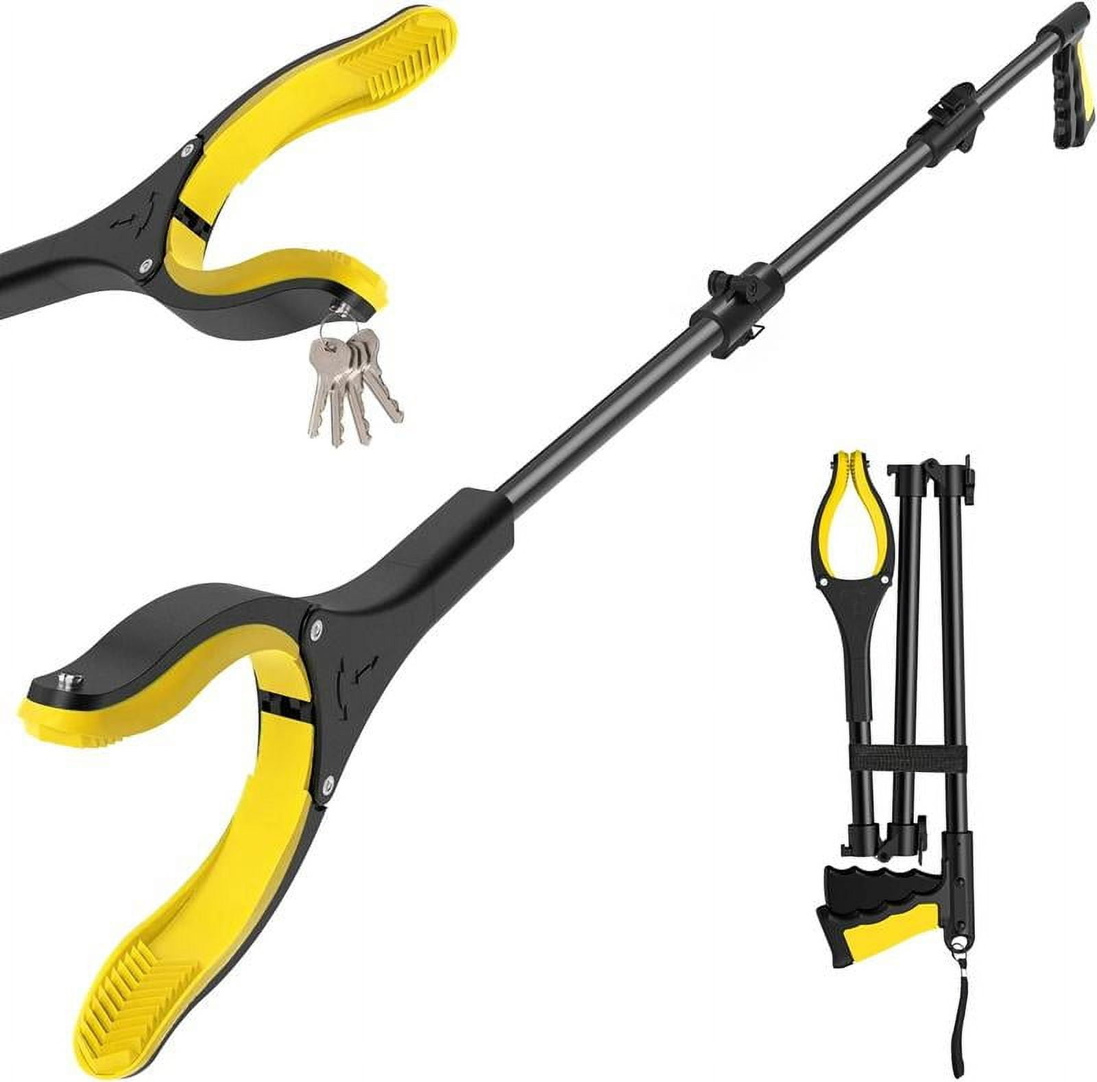 44 Inch Extra Long Grabber Reacher Tool for Seniors - Strong Grip, 360 ...